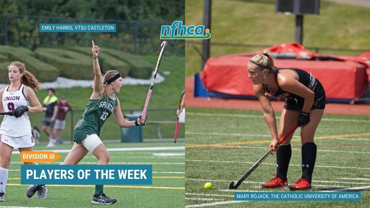 Rojack, Harris | NFHCA DIII National Players of the Week