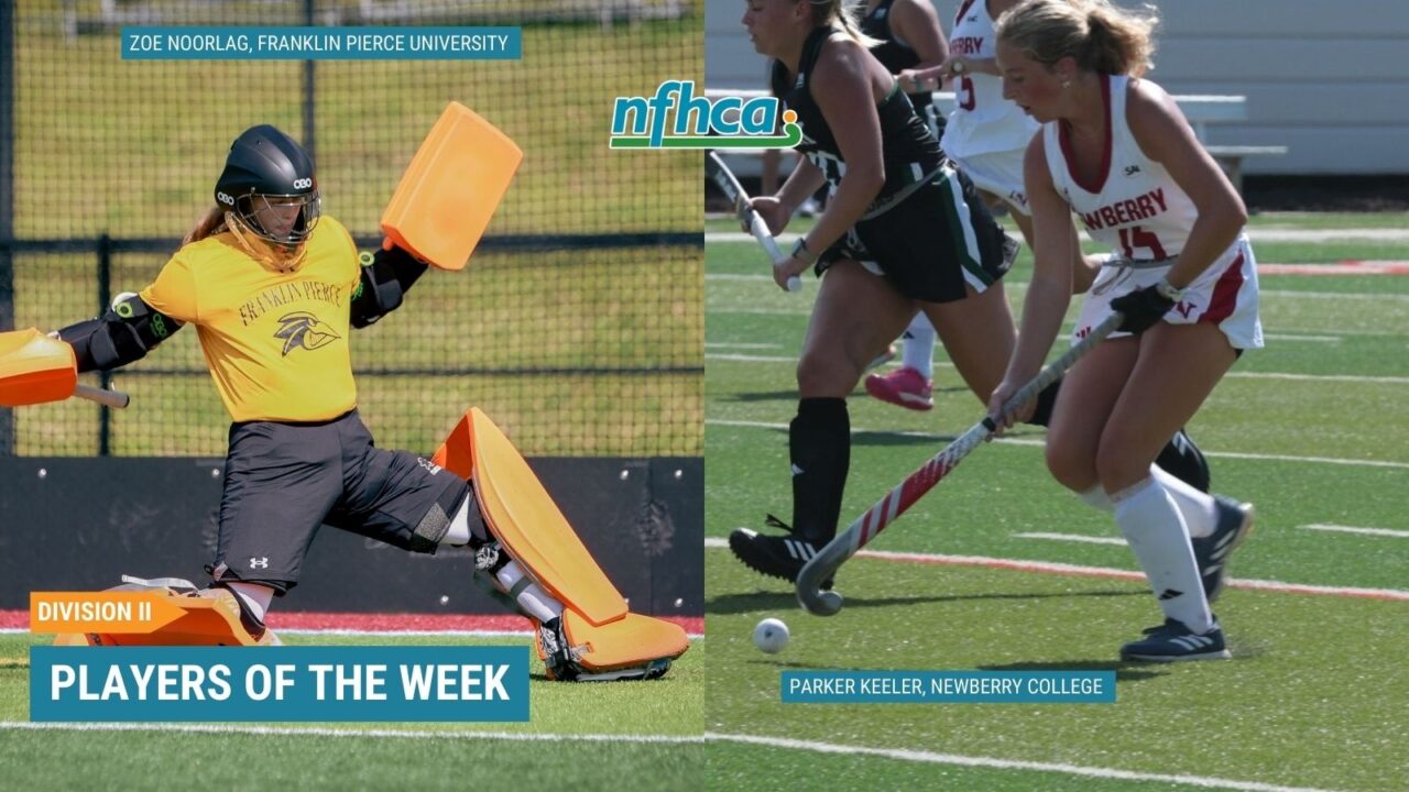 Noorlag, Keeler | NFHCA DII National Players of the Week