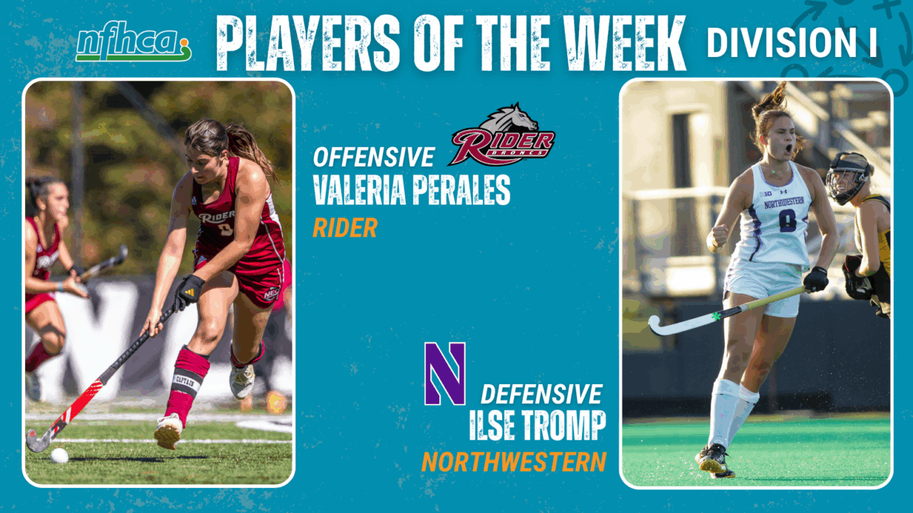 NFHCA Players of the Week: Perales and Tromp - NFHCA